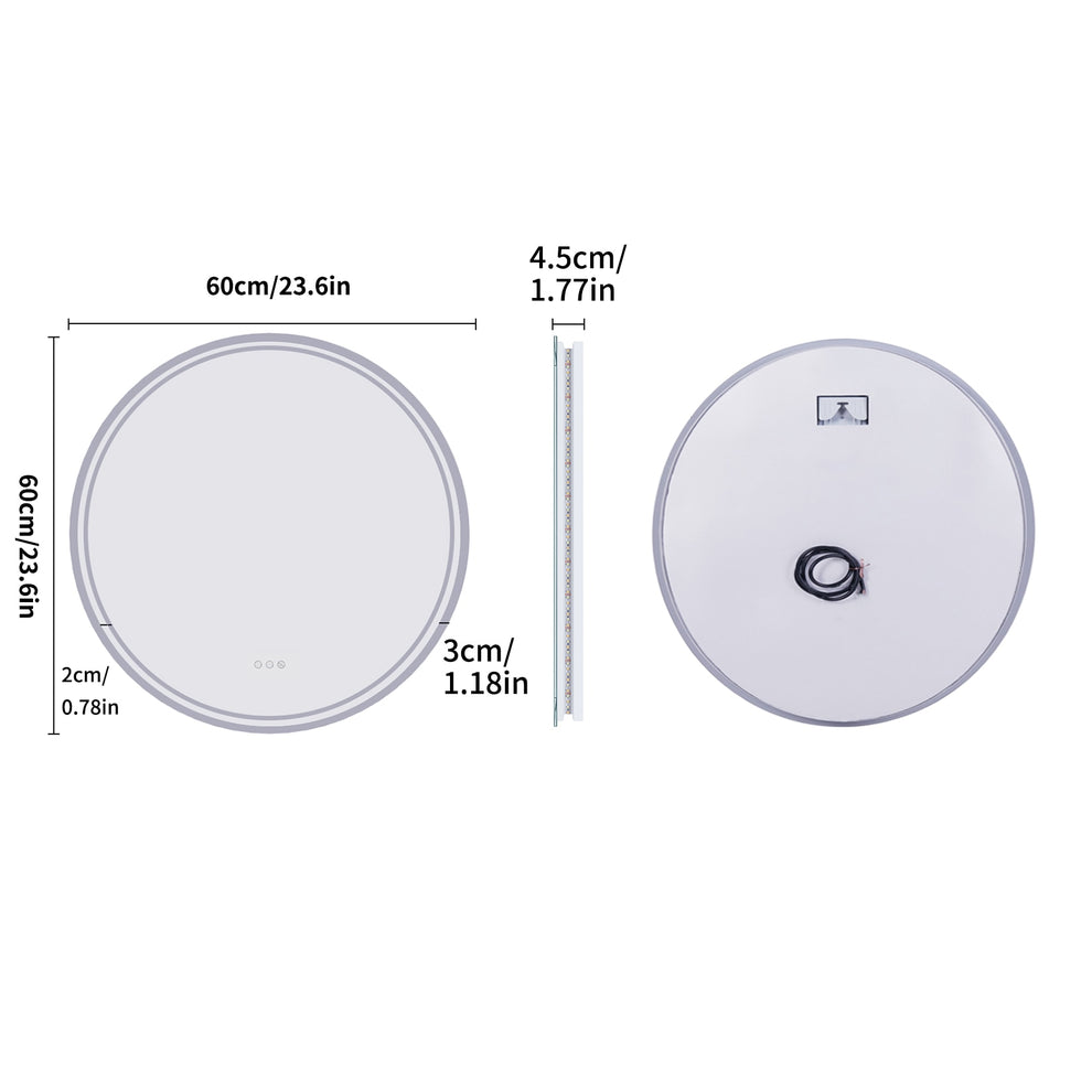 Smart Round Bathroom Mirror – KOKANIA